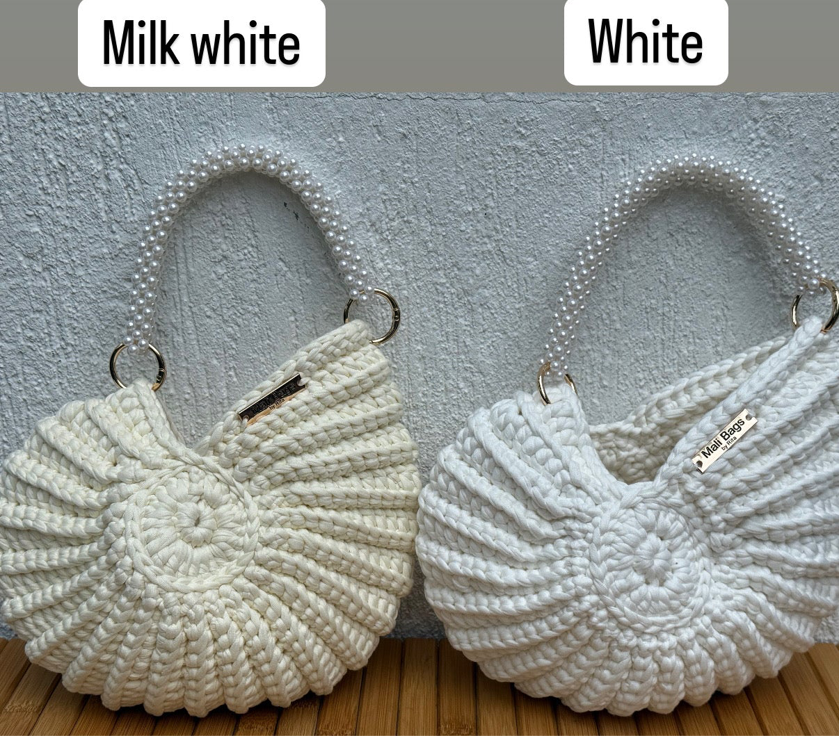 Ariel round seashell bag – Mali Bags by Rita